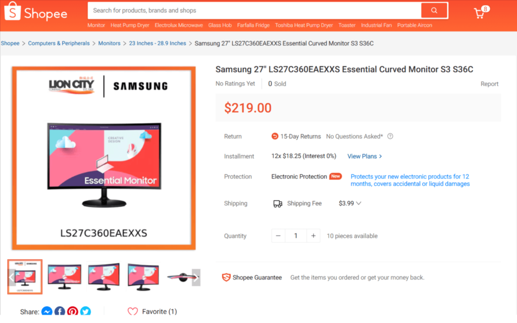 Shopee Product Uploading Services for LC Singapore | Shopee Store ...